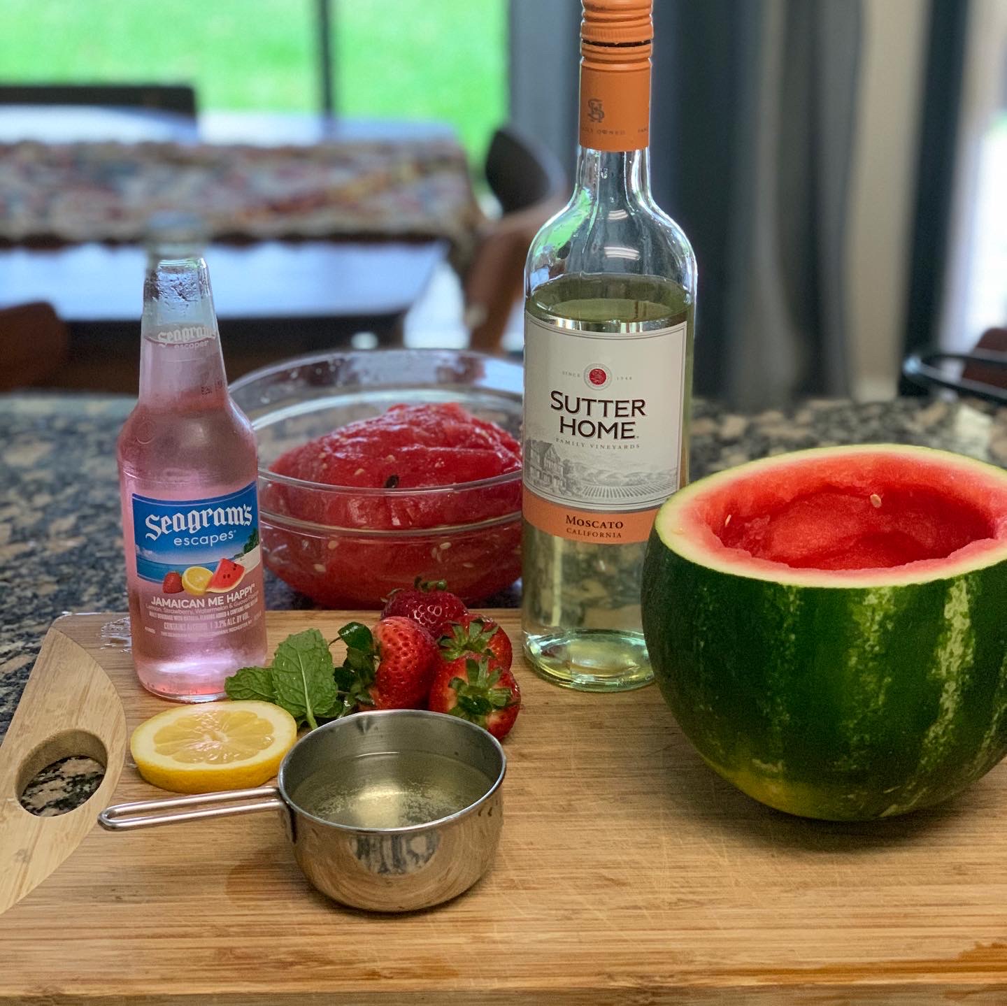 Watermelon Moscato Slushie | Tropical Delight